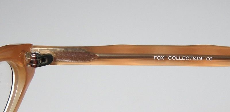 NEW RETRO FOX LUCY EYEGLASS FRAME WOMENS FULL-RIM 46-18-140 BROWN BROWN ...