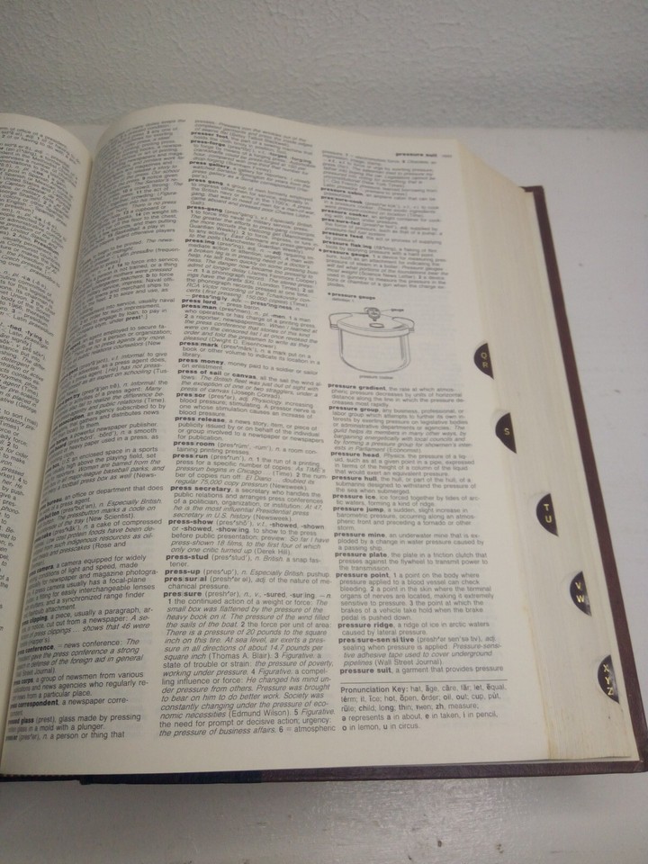 World Book Dictionary 1977 Full A-Z Thorndike-Barnhart Hardcover Brown ...