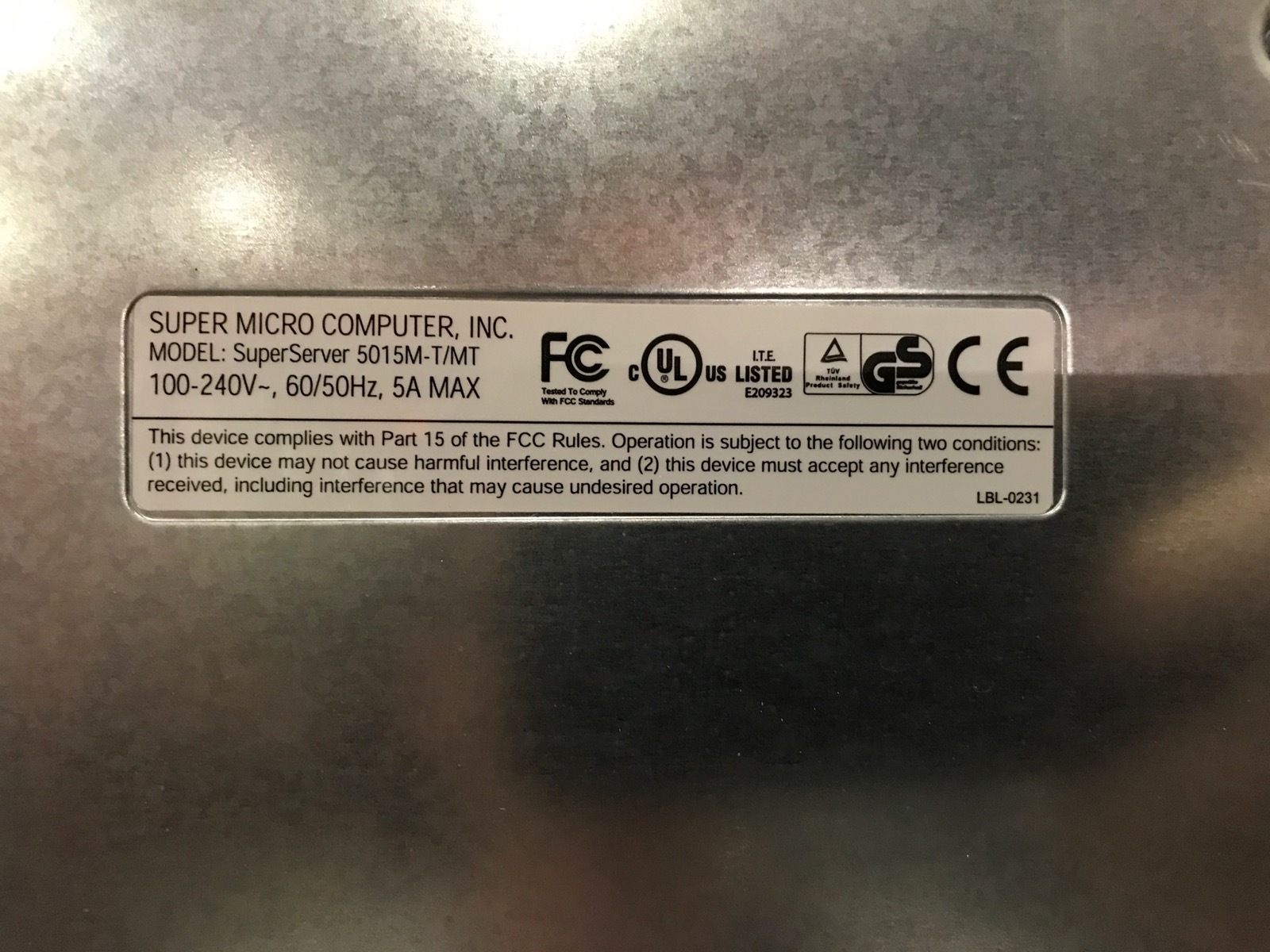 Super Micro Super Server 5015M-MT | eBay