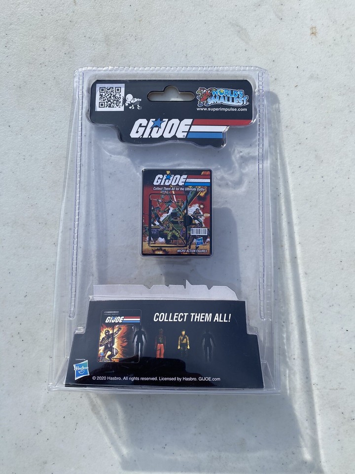 2020 GI Joe SNAKE EYES: World's Smallest Hasbro Action Micro Figure J8 ...