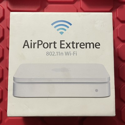 Apple AirPort Extreme 54Mbps 3-Port 1000Mbps Wireless N Router MC340LL ...