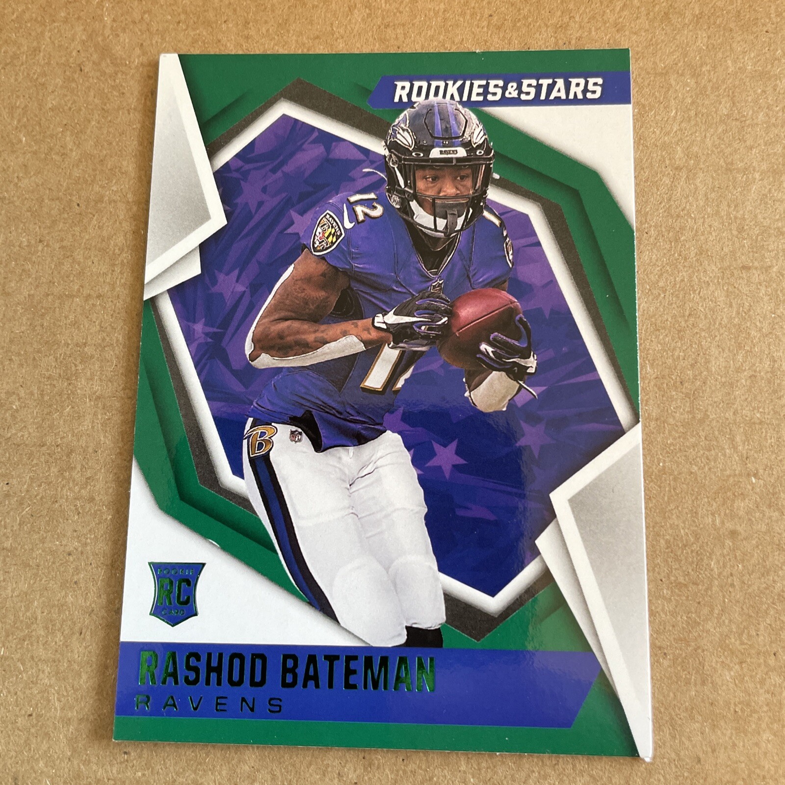 2021 Panini Rookies & Stars Rookies Green Rashod Bateman #110 RC ...