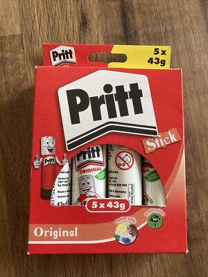 Henkel Original 43g( LARGE)PRITT Glue Stick,Solvent Free,Acid Free( BOX ...