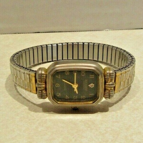 Nelsonic Diamond Quartz Watch Japan Movement ND306P - Runs -Includes ...