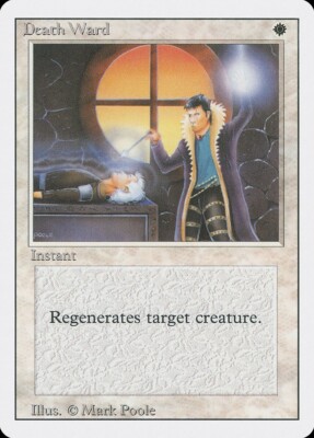 MTG Death Ward x4 Revised Edition Common NM Playset | eBay
