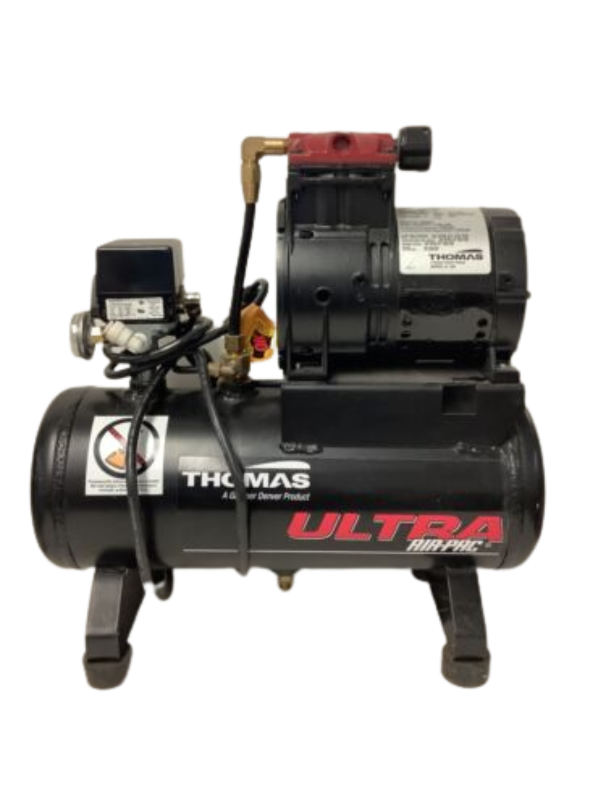 Thomas T-617HDN D Ultra Air Pac Commercial Air Compressor 2 GAL 100 PSI ...