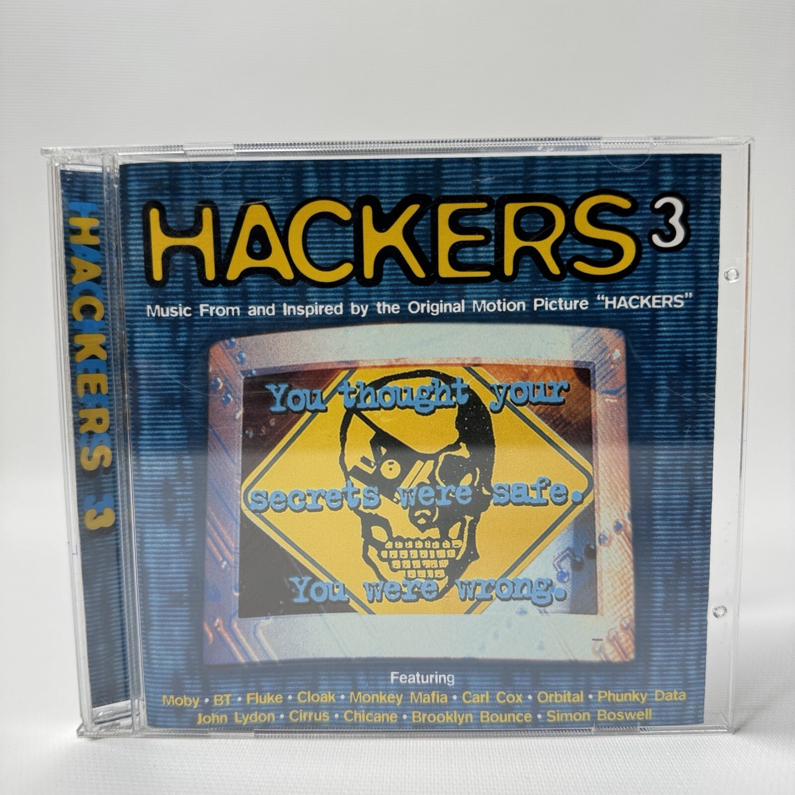 Hackers Vol. 3 Soundtrack CD 1999 Moby Carl Cox Monkey Mafia ...