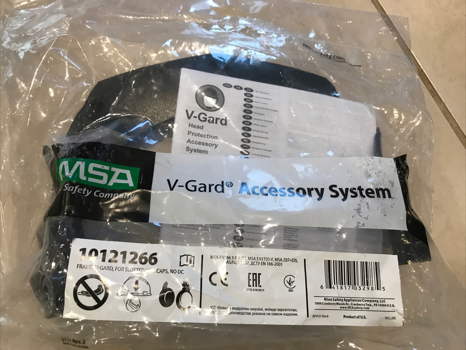 MSA+10121266+Frame+for+V-gard+Slotted+Caps for sale online | eBay