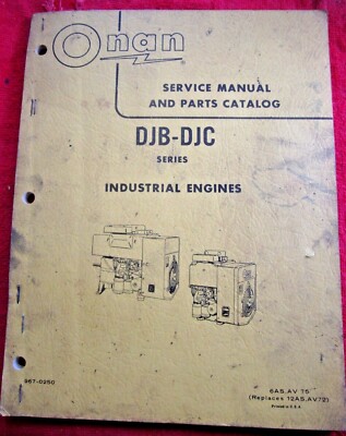 Generator Parts & Accessories - Onan Service Manual
