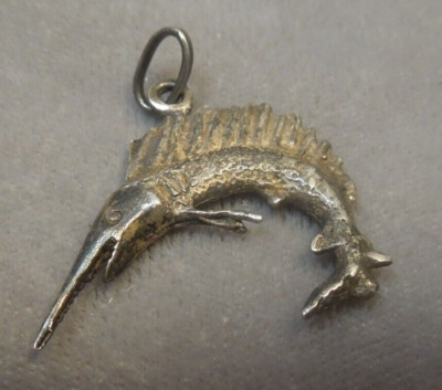 Vintage Sterling Silver 925 Swordfish Pendant Charm Nautical | eBay