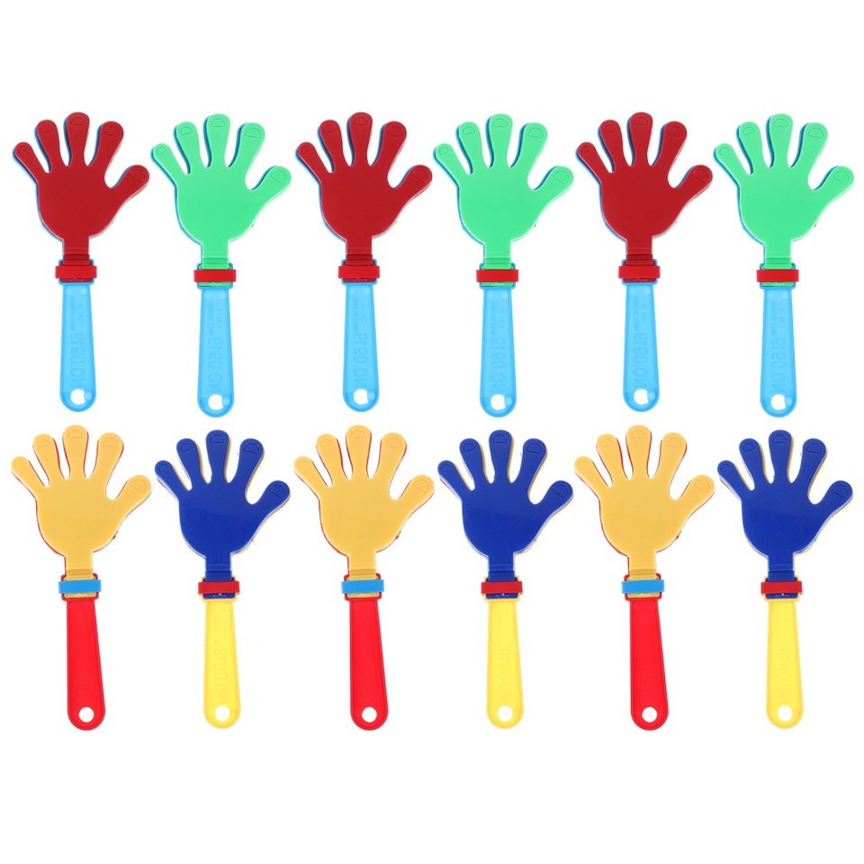36 pcs Plastic Hand Clappers Noisemakers Toys Party Favors for Children ...