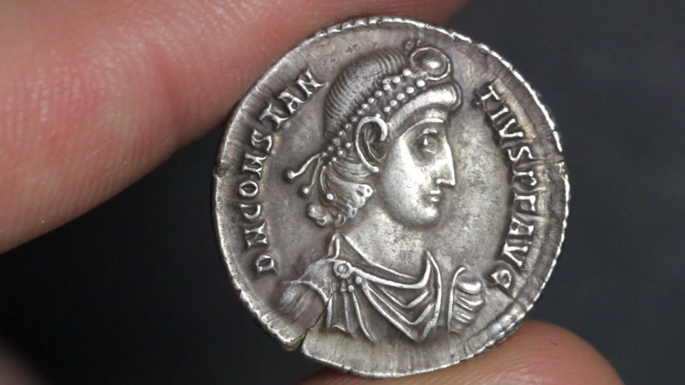 Constantius II Siliqua Ancient Roman Empire Silver Coin 355AD Choice VF ...