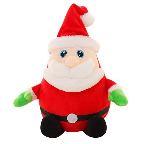 10in Plush Santa Soft Luminous for Doll Toy Figure Party Festival ...