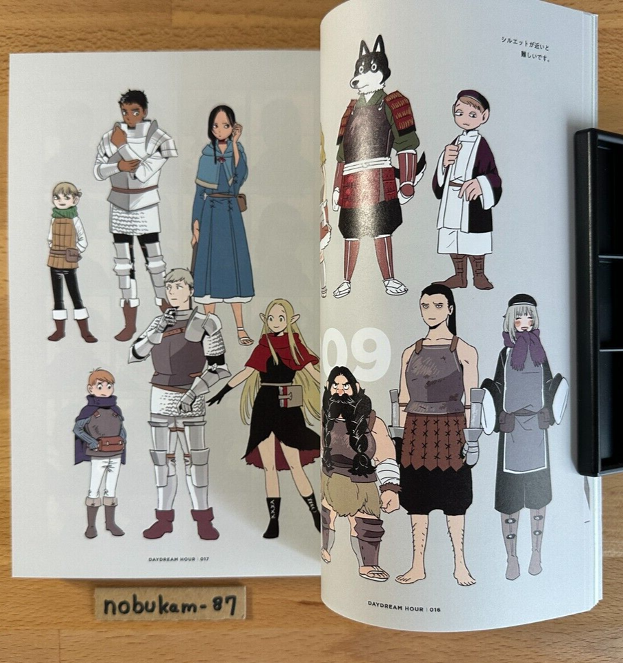 Ryoko Kui Delicious in Dungeon Illustration Art Book Day Dream Hour ...