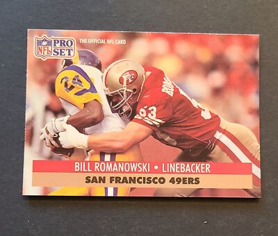 1991 Pro Set #655 Bill Romanowski NM-MT | eBay