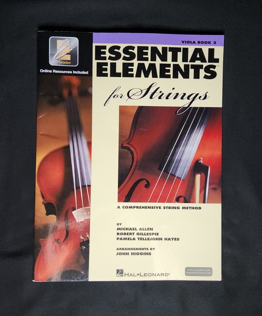 ESSENTIAL ELEMENTS - VIOLA - BOOK 2 - HAL LEONARD STUDENT LESSON BOOK | eBay