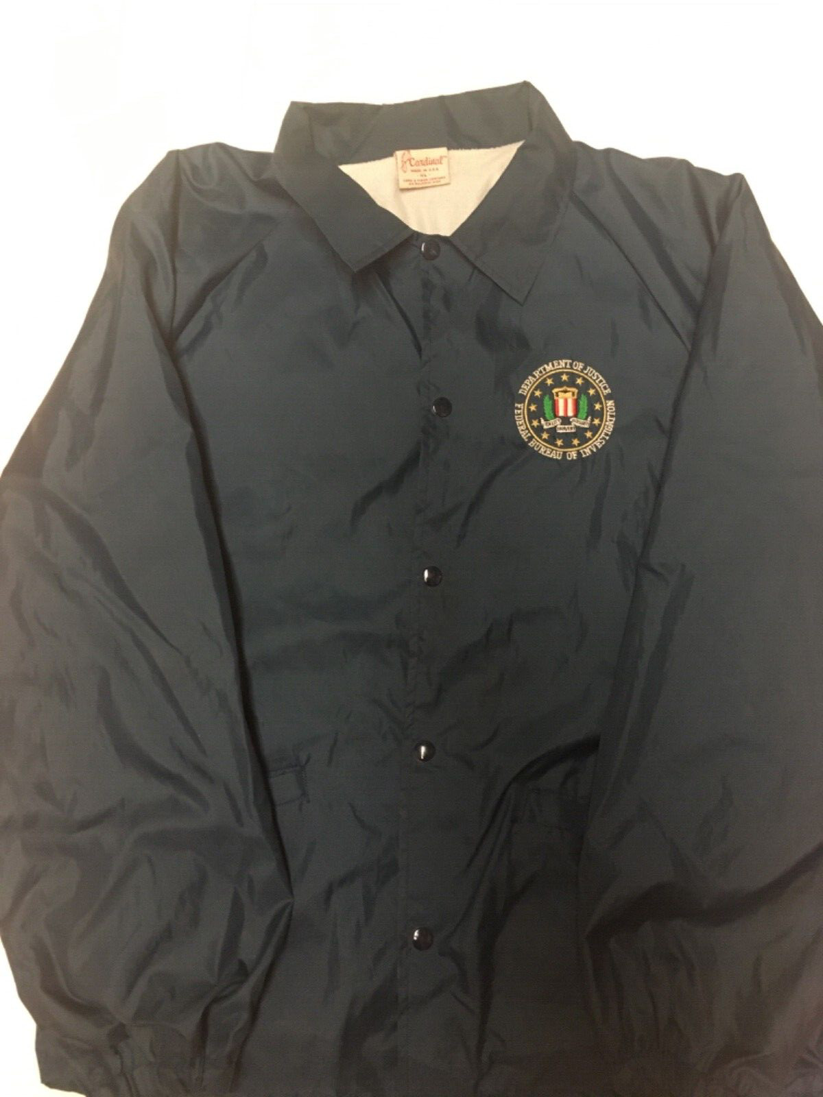 vintage authentic FBI jacket XL - Gem