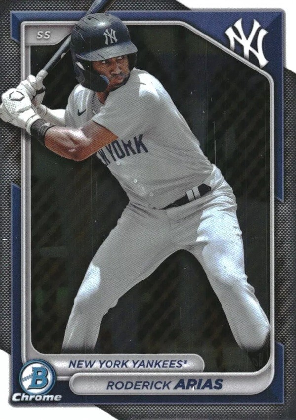 2024 Bowman Chrome Prospects Spencer Jones & Roderick Arias New York ...