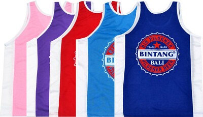 BALI BINTANG BEER SINGLET - BLACK ASSORTED COLOURS & SIZES - LARGE ...