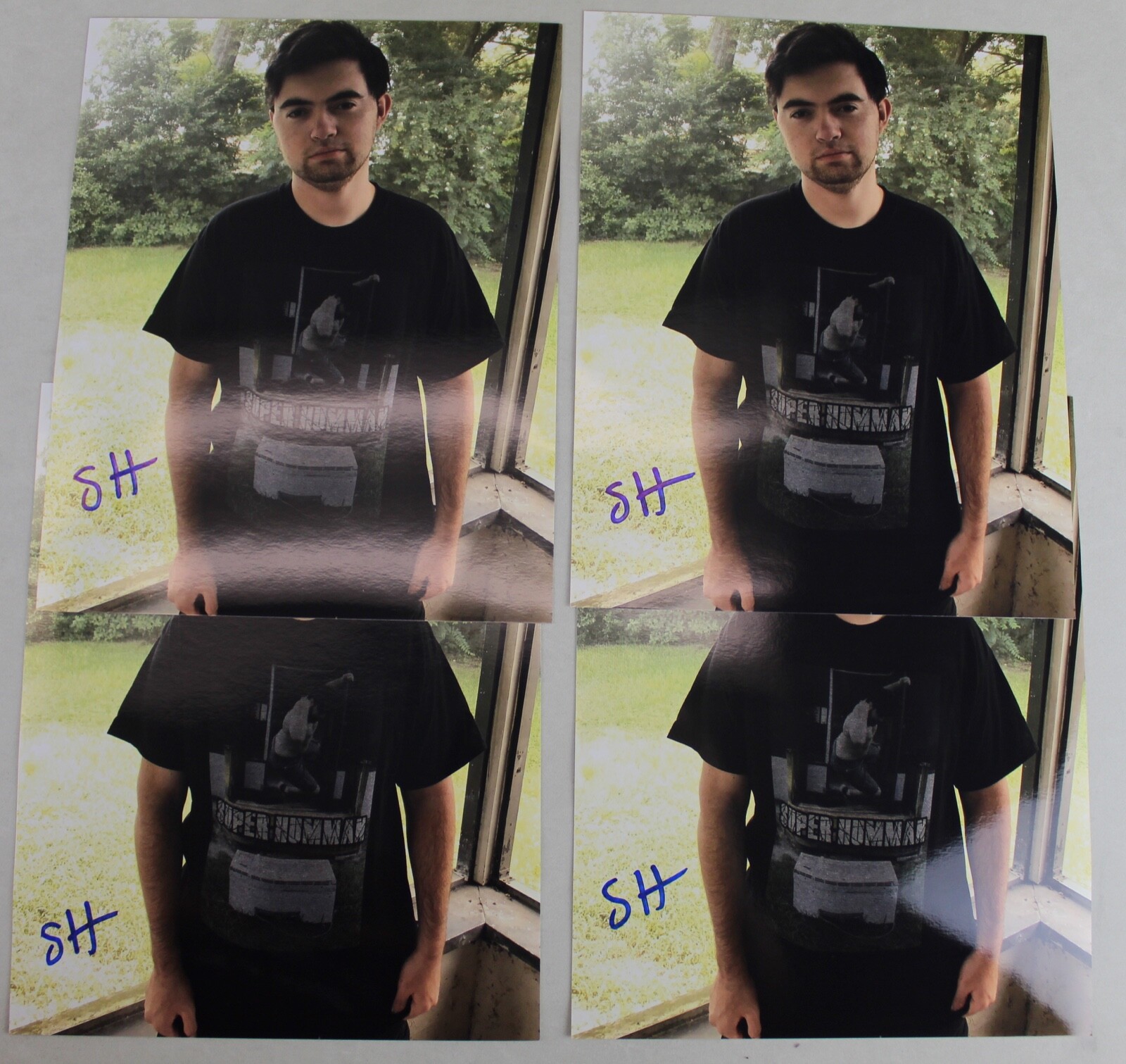 Super Humman Signed 8x10 Pro Wrestling Stuntman Photo Elbow Drop ...