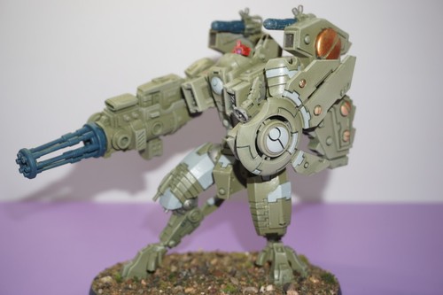 Warhammer 40k Tau Empire XV104 Riptide Battlesuit - Painted | eBay