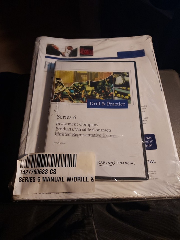 KAPLAN FINANCIAL SERIES LICENSE EXAM MANUAL BRAND NEW SEALED | eBay