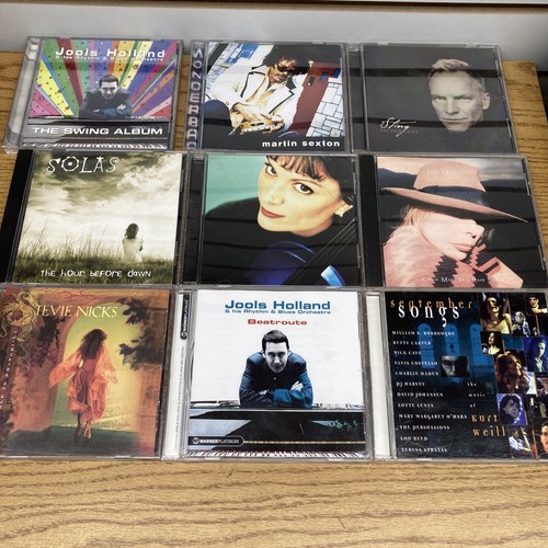 Lot 9 CDs - Stevie Nicks Jools Holland Martin Sexton Joni Mitchell ...