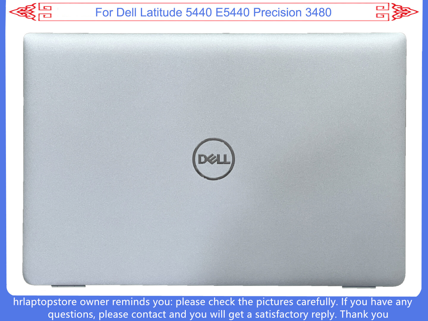 New For Dell Latitude 5440 E5440 Precision 3480 LCD Back Cover Top Case ...