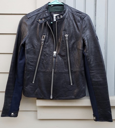 Replay leather jacket, Size XS/S, pre-owned, very good condition | eBay