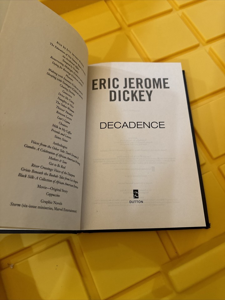 Decadence by Eric Jerome Dickey (2013, Hardcover, Large Type / large ...