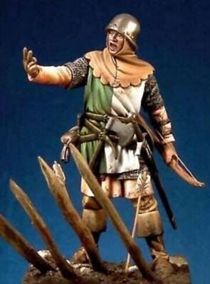 1/32 54mm Resin Model Kit Medieval English Archer (with base) Unpainted ...