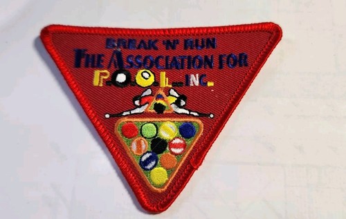 TAP The Association for Pool - 8 BREAK AND RUN PATCH | eBay