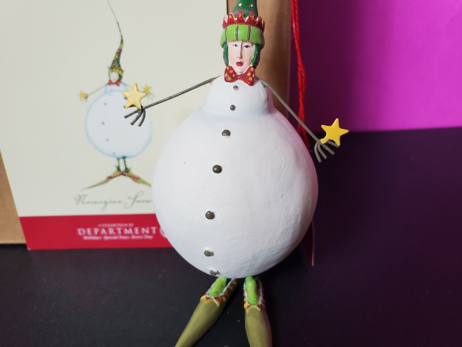 ULTRA RARE 2003 Dept. 56 Patience Brewster Krinkles Norwegian Snow Boy ...