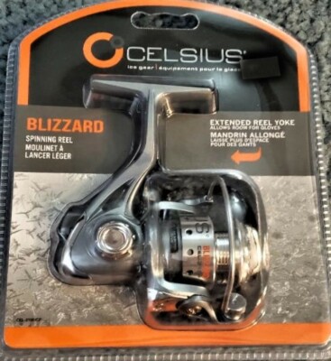 CELSIUS BLIZZARD SPINNING REEL, ICE GEAR | eBay