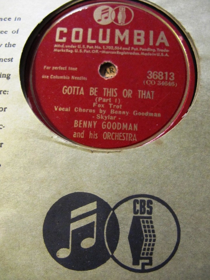 1945 RED NORVO Slam Stewart JAM SESSION Benny GOODMAN Orch GOTTA BE ...