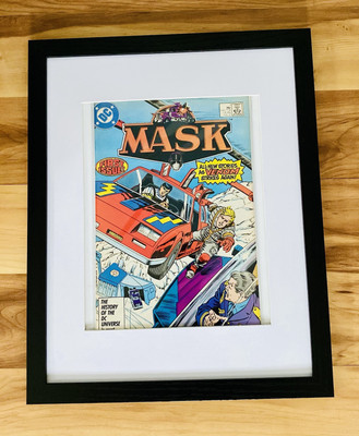 Mask #1 DC Comics 1987 First Issue – Vintage Rare Comic Book Framed | eBay