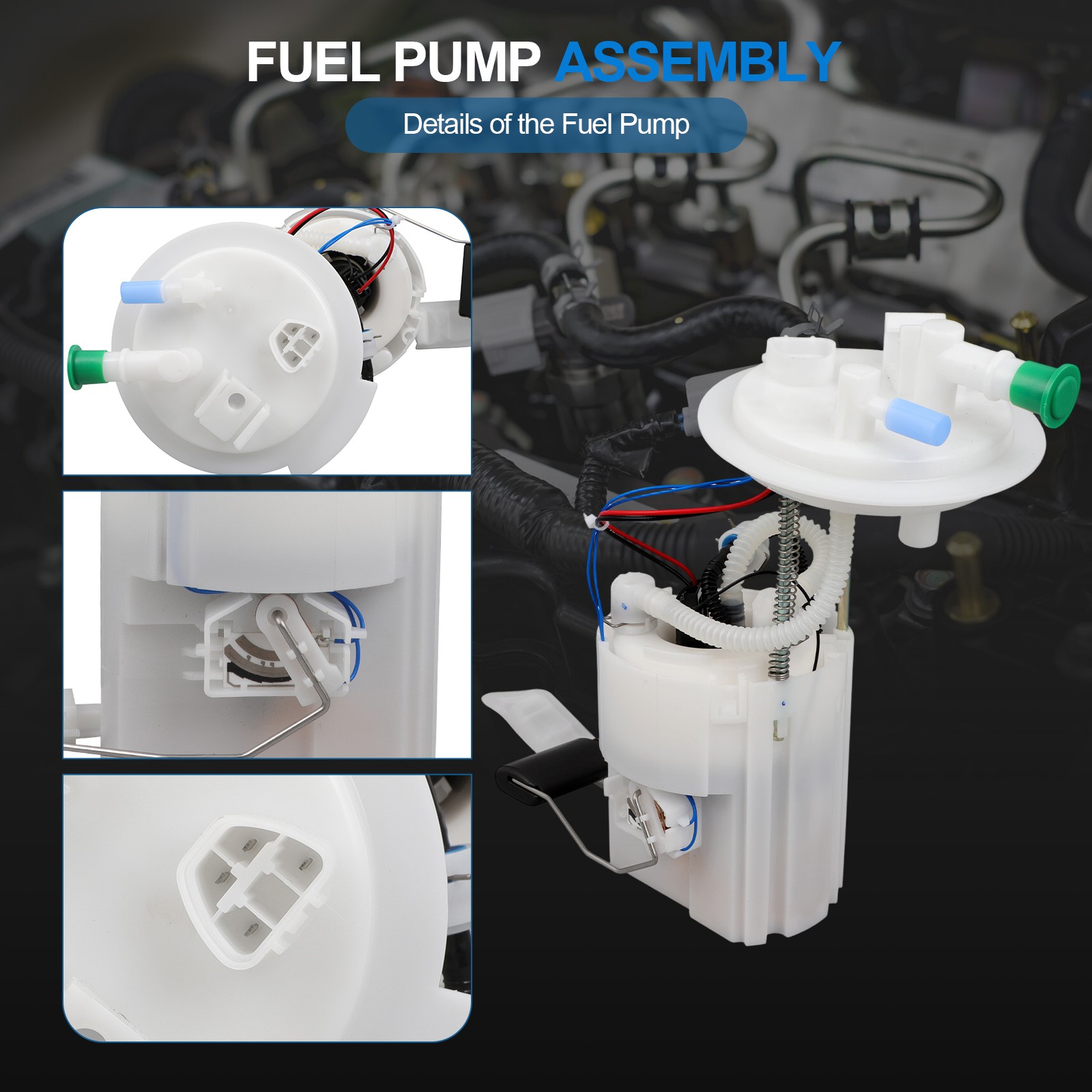 Fuel Pump Assembly 12V Fit For Kia Optima Hyundai Sonata 2012-2014 l4 2 ...