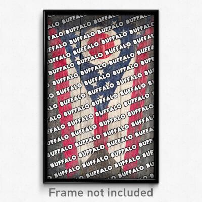 Buffalo Ohio Poster (OH City Souvenir 11x17 Town Print) | eBay