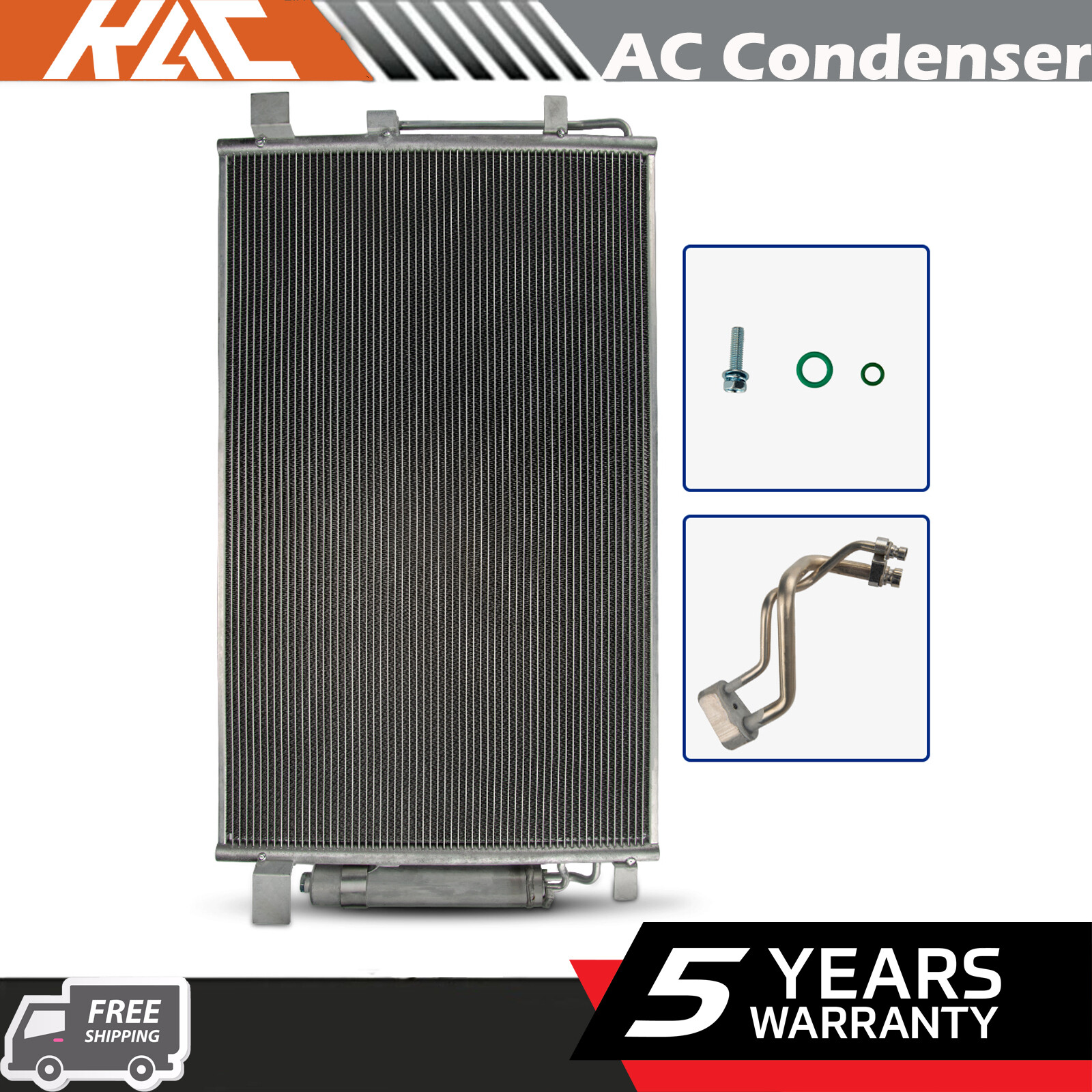 For Nissan Altima 07-18 Maxima 09-19 2.5 3.5L AC A/C Condenser w ...