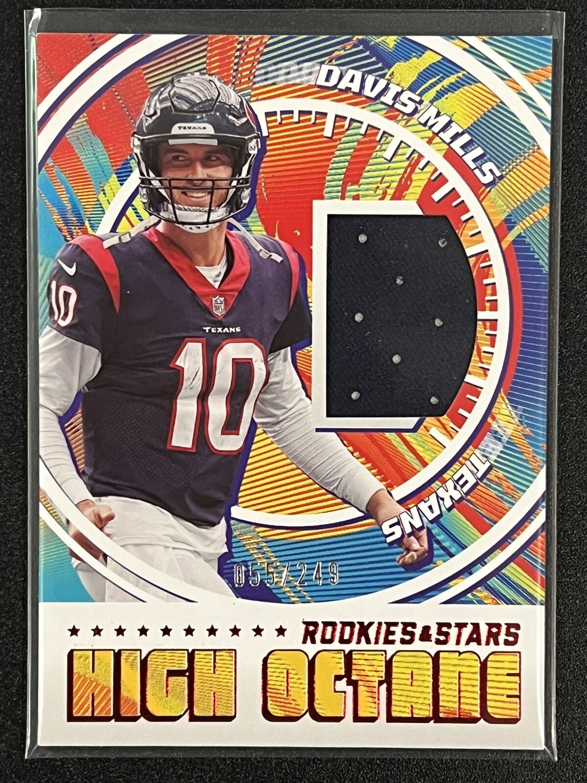 2022 Panini Rookies & Stars High Octane Memorabilia /249 Davis Mills # ...