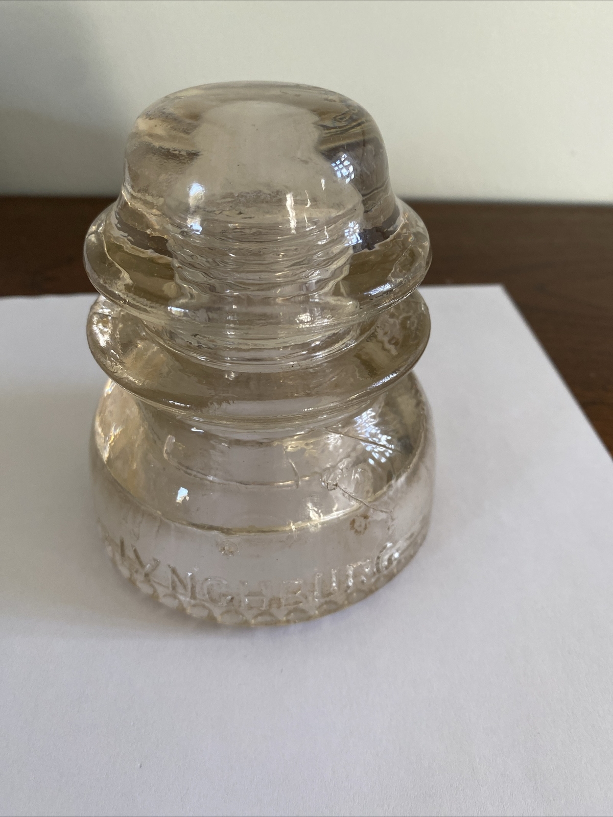 CD154 Lynchburg No 44, Pink Tint Color. Glass Insulator | eBay