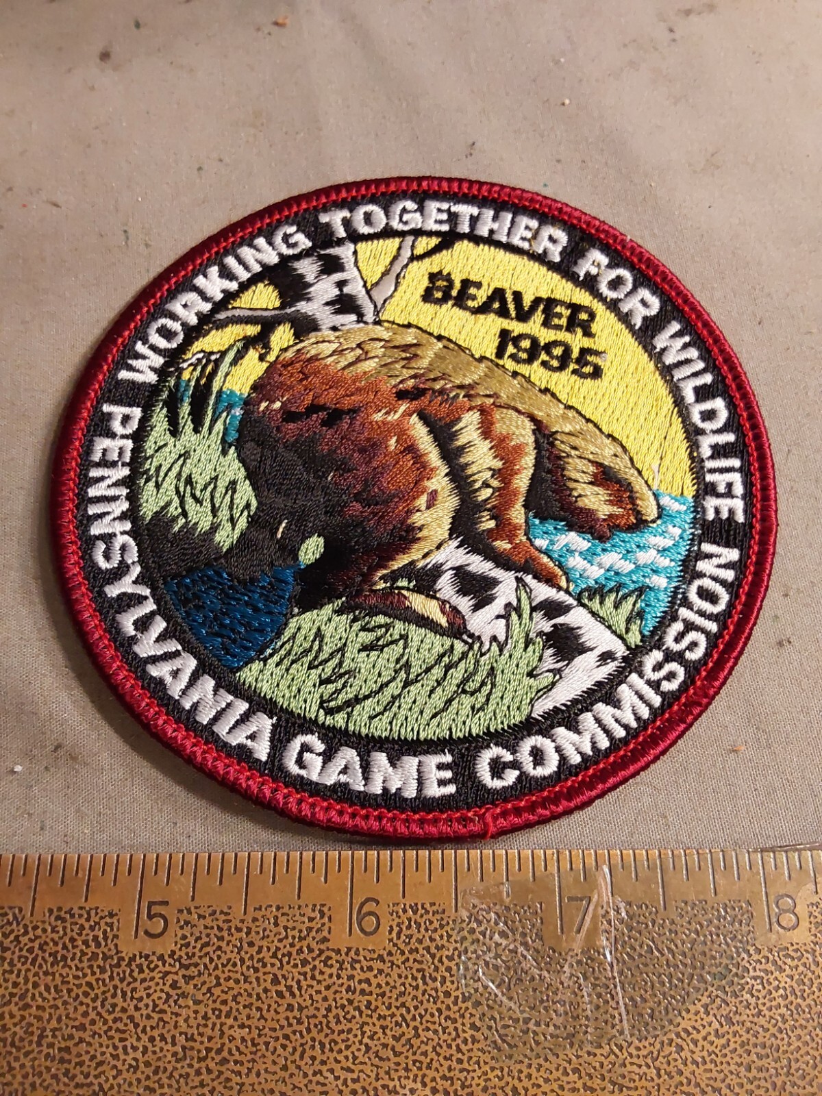 1995 Pennsylvania Game Commission Patch Beaver | eBay