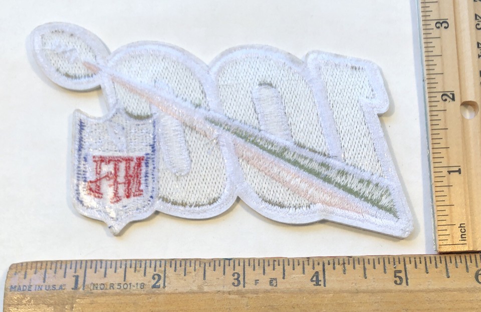 NFL 100th Anniversary Shield Logo Patch Football Green & Pink Colors 5 ...