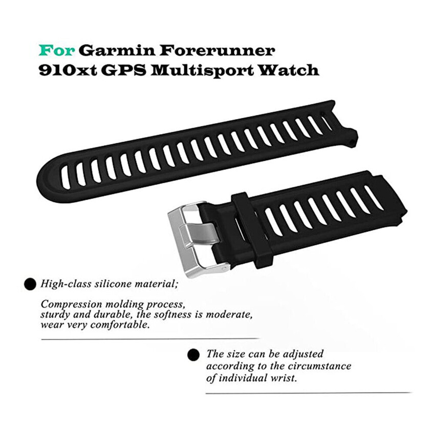 For Garmin Forerunner 910XT Wristband Sport Strap Replacement Band ...