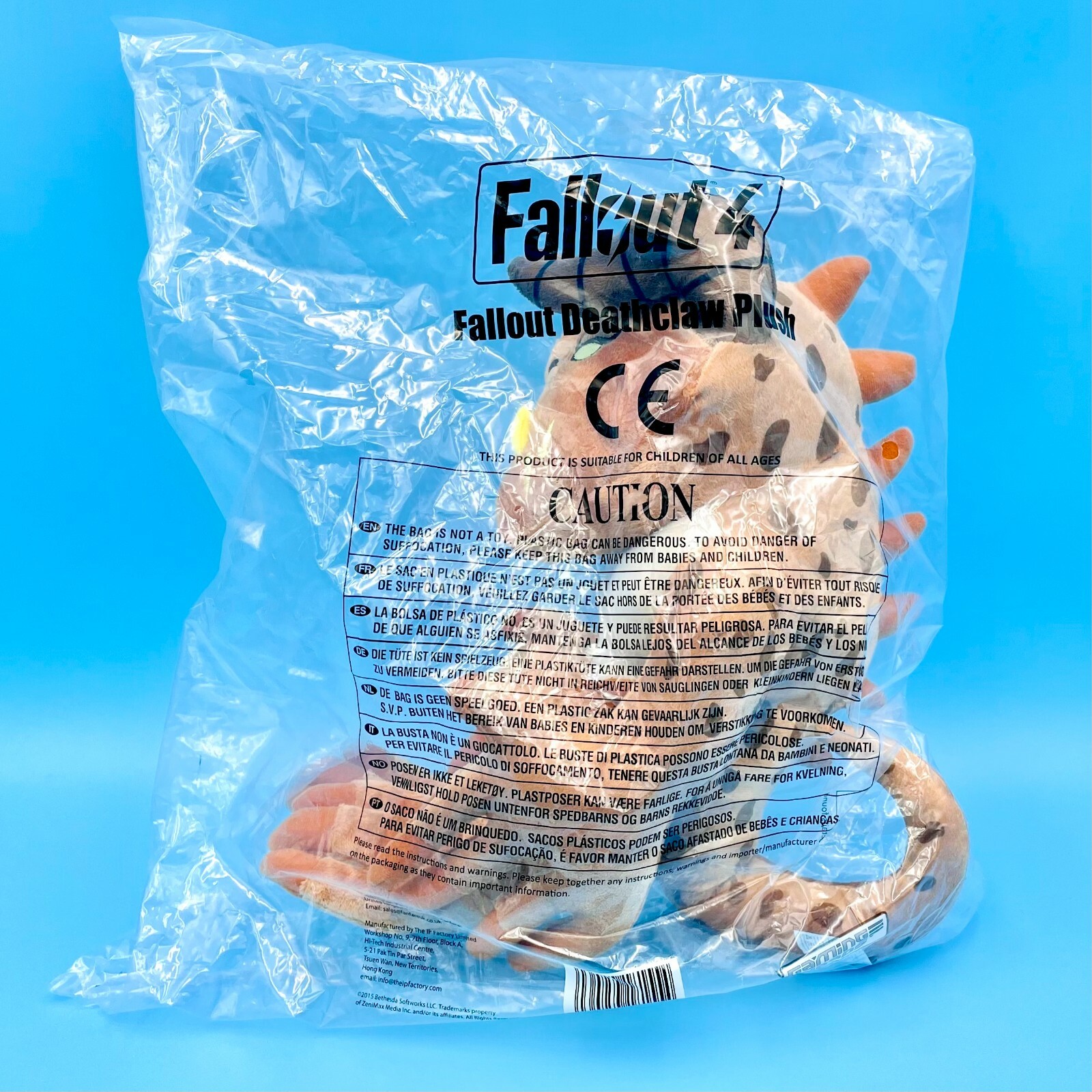 Fallout 3 4 76 Deathclaw Plush 11" Poseable Plushie Figure Statue ...