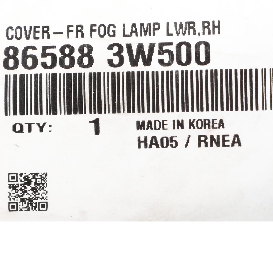 NEW OEM Kia 2014-2016 Sportage Front Right Fog Lamp Molding 86588-3W500 ...
