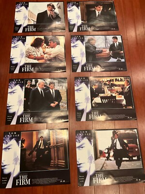 Original THE FIRM - TOM CRUISE & GENE HACKMAN Lobby Card set (8) John ...