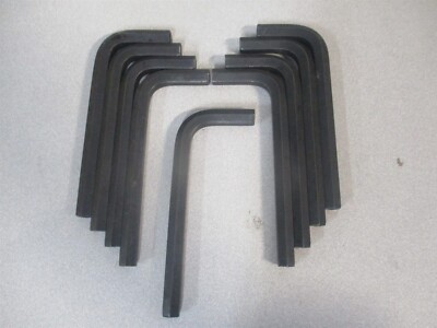 Allen (57028) 5/16" Alloy Steel L-Key Short Arm Hex Key - Pack of 9 | eBay