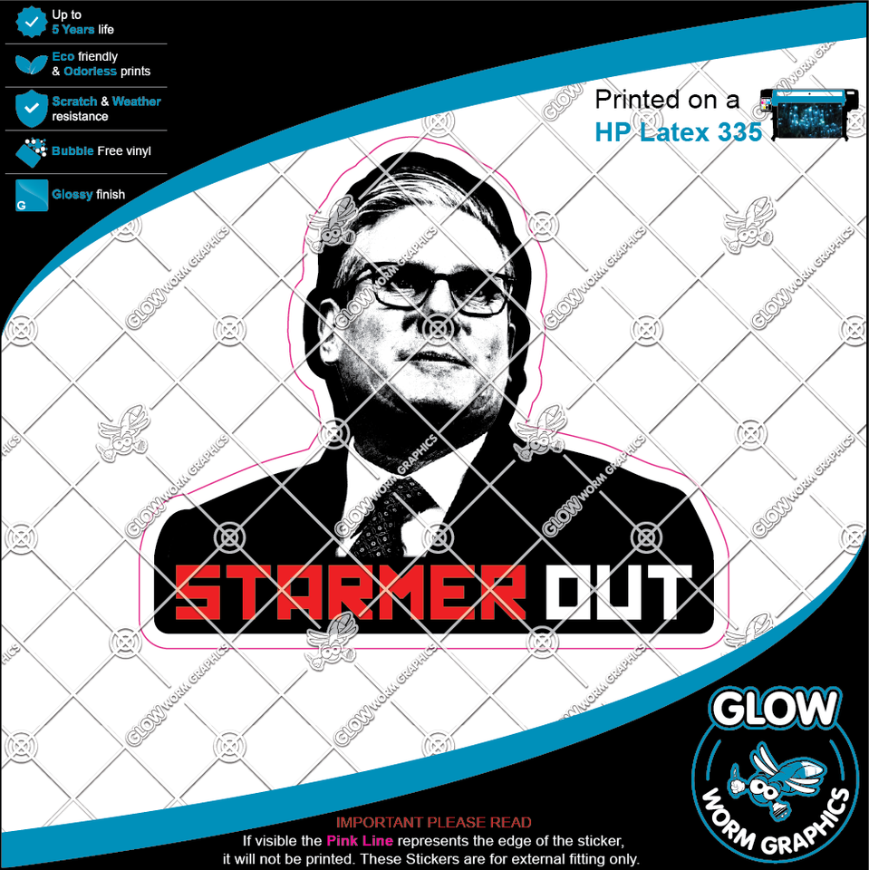 Keir Starmer Two Tier Keir Starmer Out Car Van Laptop Wall Sticker ...
