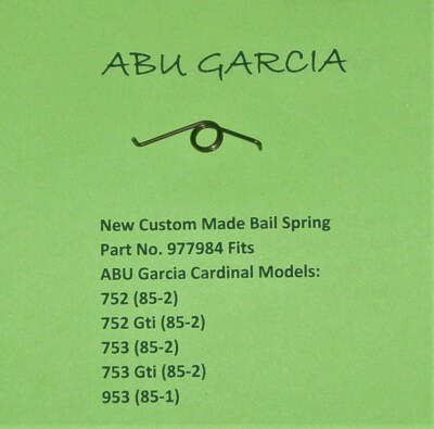 1 ABU Garcia Cardinal 953(Model 85-1) REEL NEW CUSTOM MADE BAIL SPRING ...